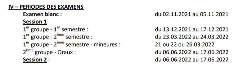 dates examen mineure (FSI) - Archives 2020-2021 - Tutorat Associatif ...