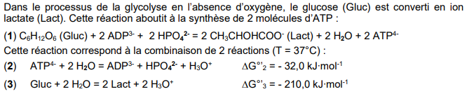réactions couplées - UE1 - Chimie - Tutorat Associatif Toulousain